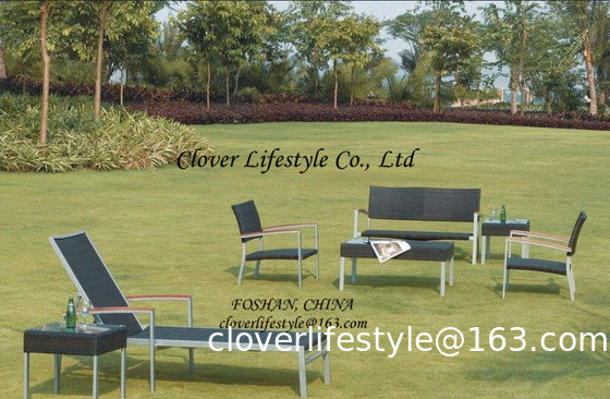 Textilene sling sun lounger for Hotel, Garden and Beach by Clover Lifestyle Outdoor Furniture China