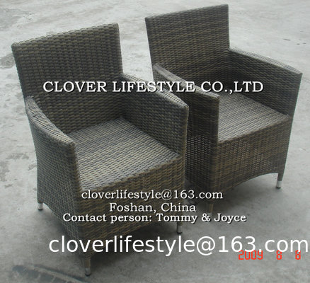 Flat rattan chair with aluminum frame for Home. Hotel, Garden and Beach by Clover Lifestyle Outdoor Furniture Leisure