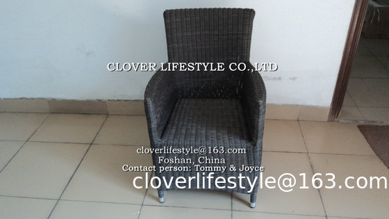 Flat rattan chair with aluminum frame for Home. Hotel, Garden and Beach by Clover Lifestyle Outdoor Furniture Leisure