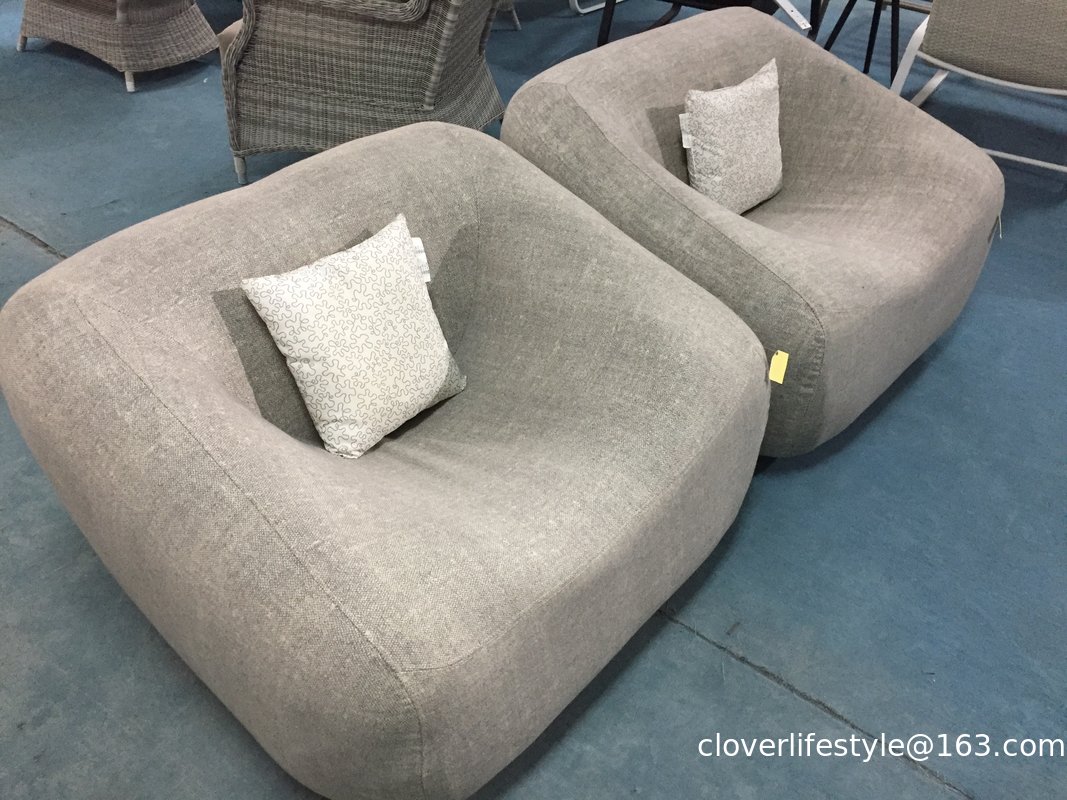 soft fabric sofa with fast dry foam  for Home. Hotel, Garden and Beach by Clover Lifestyle Outdoor Furniture Sofa Set