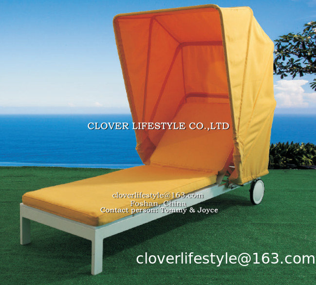 CK0240L All aluminum SUN BED for Hotel, Garden and Beach by Clover Lifestyle Outdoor Furniture China