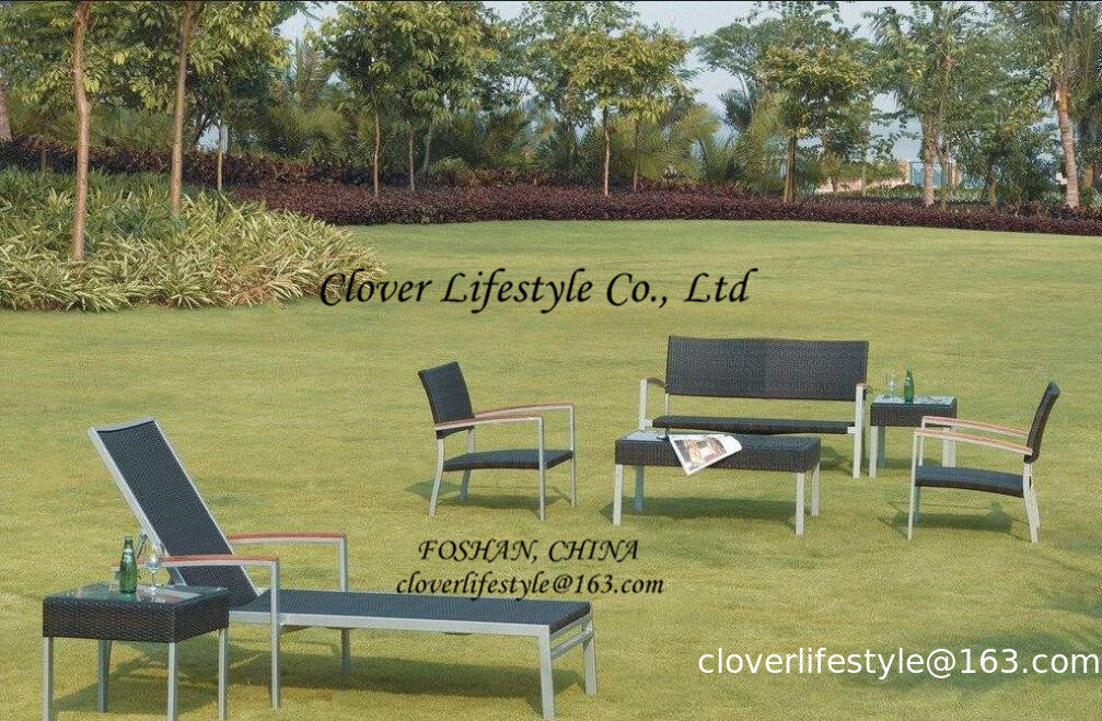 Textilene sling sun lounger for Hotel, Garden and Beach by Clover Lifestyle Outdoor Furniture China