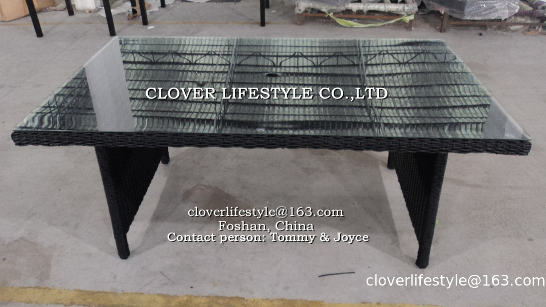 Wicker dining table  for Home,Hotel,Garden and Beach by Clover Lifestyle Outdoor Furniture China Leisure furniture