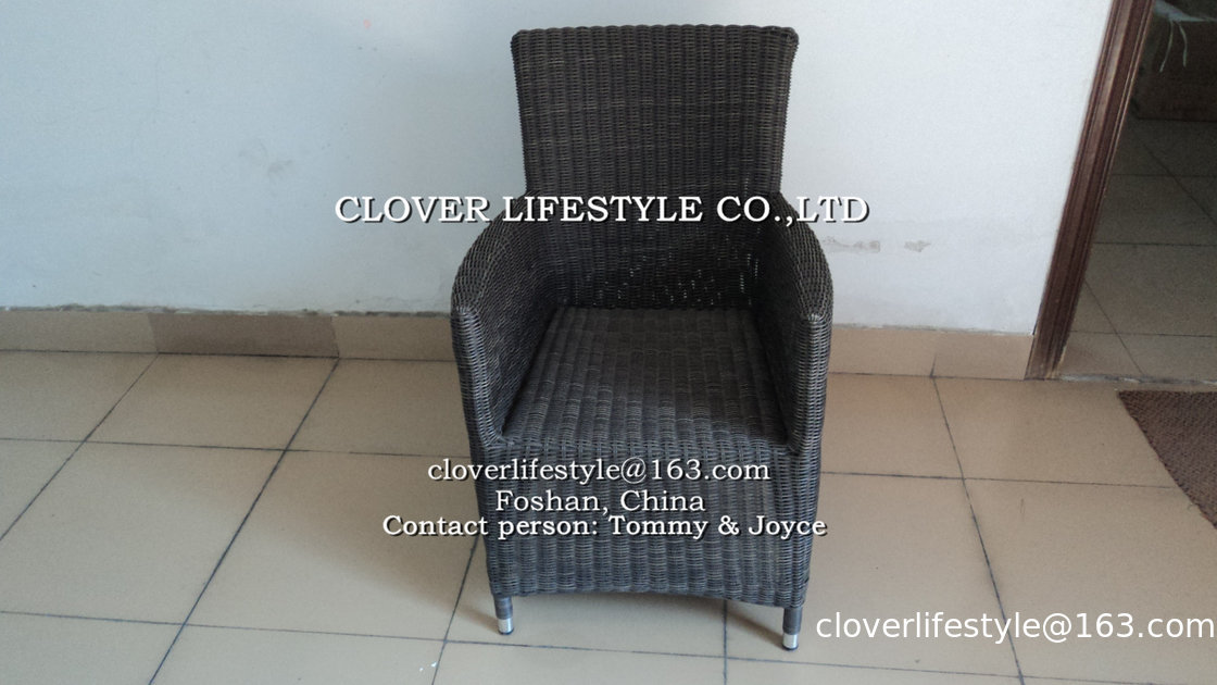 Round rattan chair with aluminum frame for Home. Hotel, Garden and Beach by Clover Lifestyle Outdoor Furniture Leisure