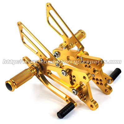 Aluminum Alloy Street Bike Rear Sets , Light Weight Yamaha R6 Rearsets