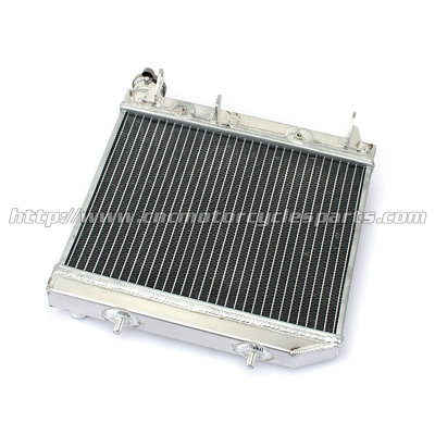 Hand Welded Quad Bike Parts All Aluminum Atv Radiator For HONDA TRX450R TRX 450R
