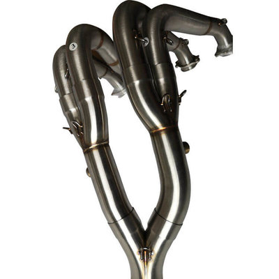 Motorcycle Carbon Fibre And Stainless Steel Elbow Back Pressure Exhaust For BMW S1000R