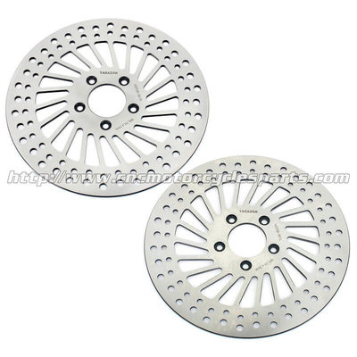 Mirror Polished Harley Davidson Parts Front Stainless Steel Brake Rotors