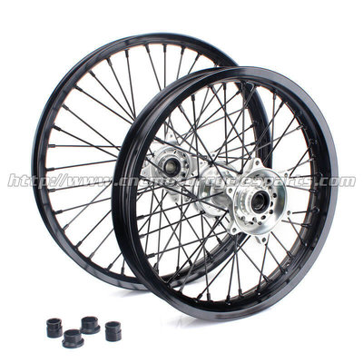 Custom 21 Inch Motorcycle Wheel Rims / Black Custom Motorbike Wheels