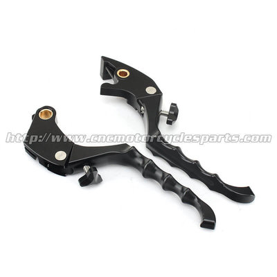 Aluminum Alloy 6061 Motorcycle Brake Clutch Lever Cafe Bike Parts VT 1100 VTX 1300