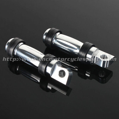 Aluminum Motorcycle Foot Pegs Front  Rear Position Without Clamps