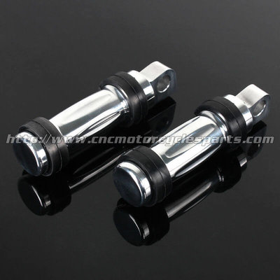 Aluminum Motorcycle Foot Pegs Front  Rear Position Without Clamps