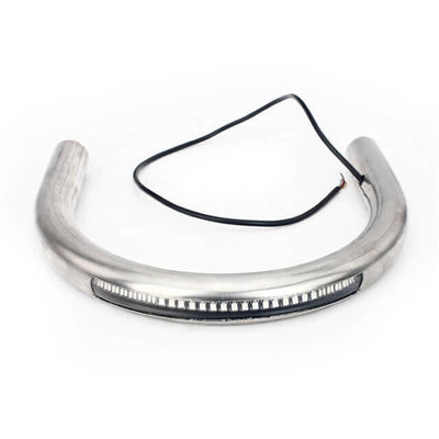 Aluminum Seat Frame Loop Cafe Racer Parts With LED Light Brake Turn Light Signal