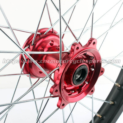 Custom Billet Motorcycle Wheels Set With 304 Stainless Steel Spoke Material for Honda