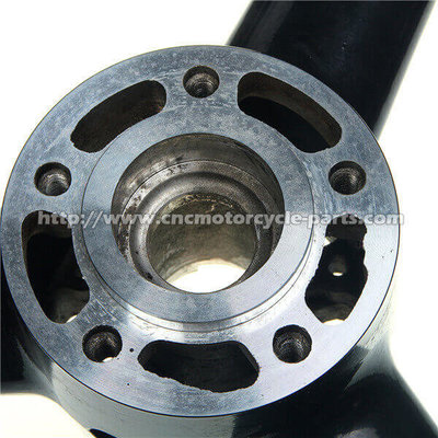 High Precise Custom Motorcycle Rims Wheels With Aluminum Hubs