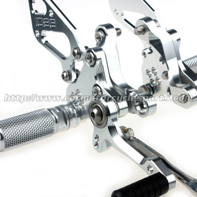 Durable Adjustable Ducati 1098 Rear Sets Aggressive Rider Position