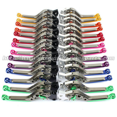 Real Cnc Motorcycle Brake Lever / Short Brake And Clutch Levers Wave Short Version Billet