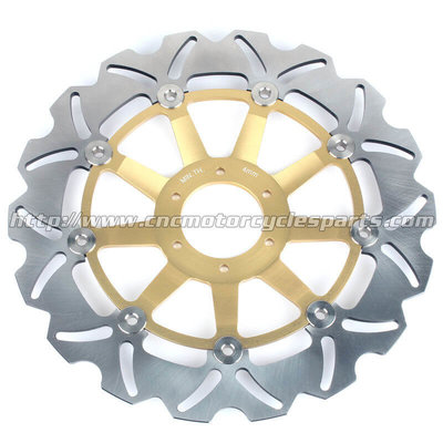 High Performance Motorcycle Floating Brake Rotor Riveted With Aluminum Alloy Carrier