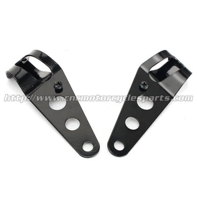 Cafe Racer Parts Custom Motorcycle Headlight Bracket Fork Tubes Clamp