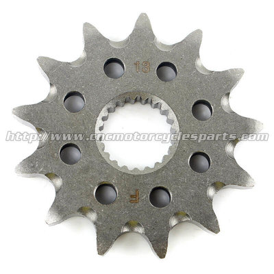 Heat Treatment Motorcycle Front Sprocket With Safety Strength Necessary