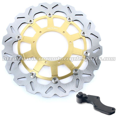 Custom 320mm Wave Floating Motorcycle Brake Discs For motorbike