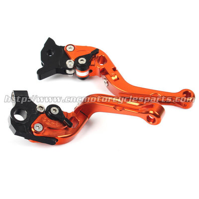 Adjustable Folding Motorcycle Shorty Clutch And Brake Levers CNC Aluminum Parts