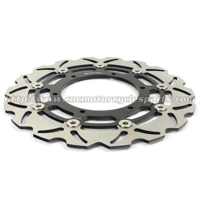 Front Motorcycle Brake Parts Disks Yamaha FJR 1300 YZF R7 CNC Billet Black Gold