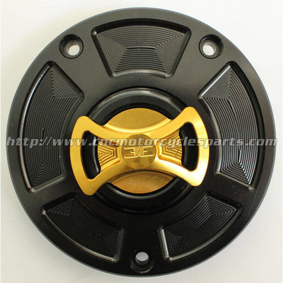 Aluminum Motorcycle Gas Caps / Replacement Fuel Cap Cover For Kawasaki Ninja 650R ER6n Versys