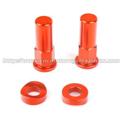 CNC Billet MX Bling Kit Wheel Lock Nuts And Wheel Spacers For MX Dirt Bike