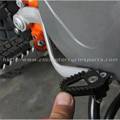 CNC Machined Aluminum Motorcycle Brake Pedal Step Plate For Dirt Bike