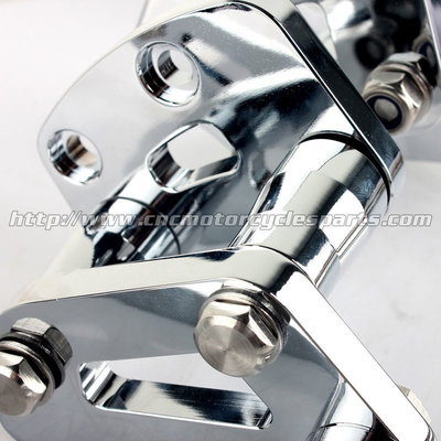 High Strength Motorcycle Rear Sets / Adjustable Rear Sets Motorcycle Electroplating Forward Controls