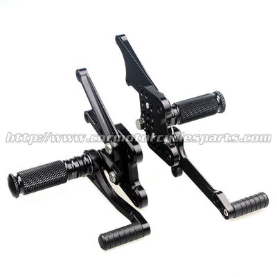 Adjustable Motorcycle Rear Sets CNC Aluminum Parts For Kawasaki