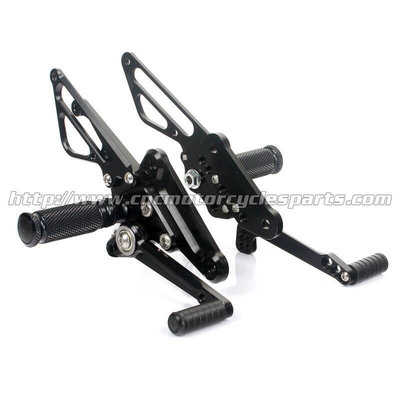 CNC Milling Aluminum Motorcycle Rear Sets For Honda Spare Parts