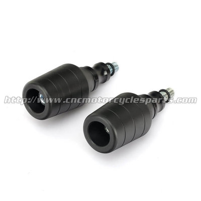 CNC Machined Motorcycle Frame Sliders For SUZUKI GSR750 GSR 750 11- Black Silver