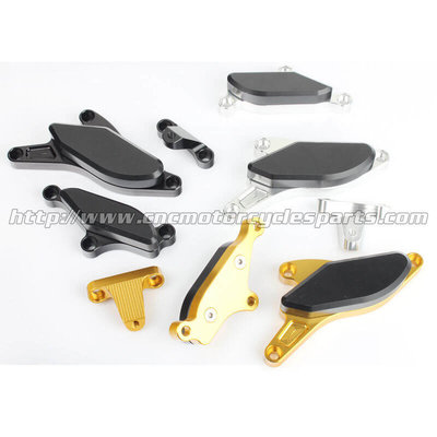 Mix Color Motorcycle Engine Sliders / Motorcycle Crash Protectors for Kawasaki