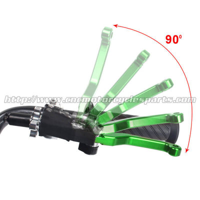 KX 125 250 Motorcycle Brake Adjustable Clutch Lever Aftermarket CNC Billet Dirt Bike Parts for Kawasaki