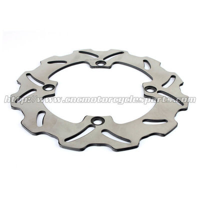 Solid Rear Steel Motorcycle Brake Disc Rotor With Heat Treatment Processing