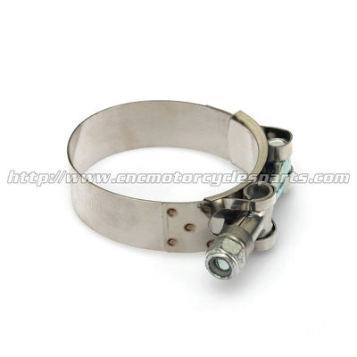 Custom Motorcycle Exhaust Mufflers With Mirror Polishing / Baking Finishing