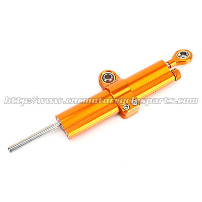 Motorcycle Spare Parts Aluminum 6061 Street Bike Steering Damper Red Orange Gold