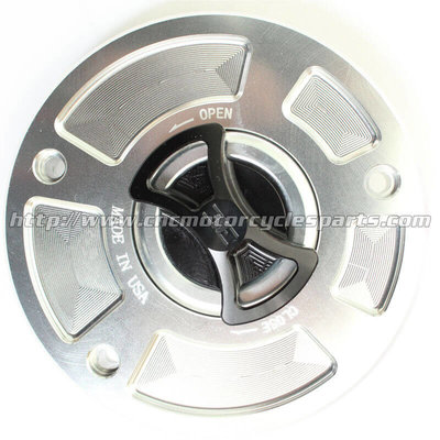 Anodized Motorcycle Gas Tank Cap Light Weight Quick Release For Kawasaki Z750 Z1000