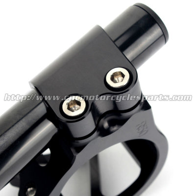 CNC Billet Motorcycle Clip On Handle Bars / 50mm Clip On Handlebars