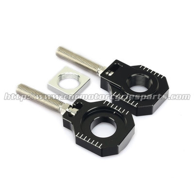 Color Anodized Bling Ktm Axle Block With Aluminum Alloy 6061 Material