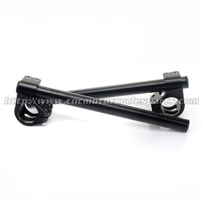 35mm Adjustable Clip On Handlebars Motorcycle With Black / Sliver / Gold Color