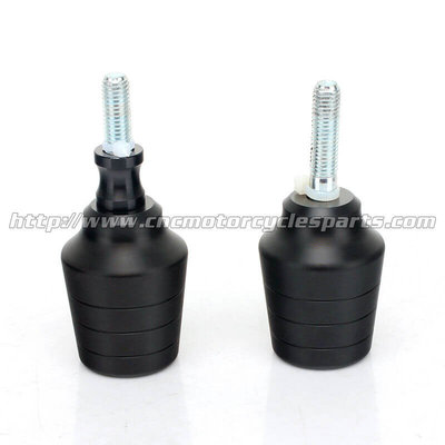 Front Motorcycle Frame Sliders Crash Knobs For BMW K1200R K1300R Black