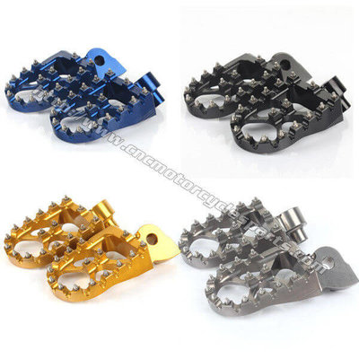 CNC Billet Aluminium Motorcycle / Dirt Bike Foot Pegs Super Strength Yamaha Foot Pegs