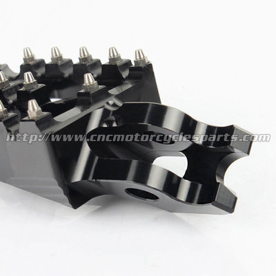 Oversized Wide Dirt Bike Foot Pegs , Honda CRF 250 450 Aluminum Alloy motocross footpegs