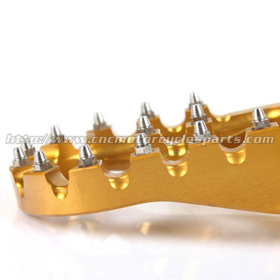 High Performance 57mm Wide Motocross Foot Pegs / Rear Foot Pegs For Dirt Bike