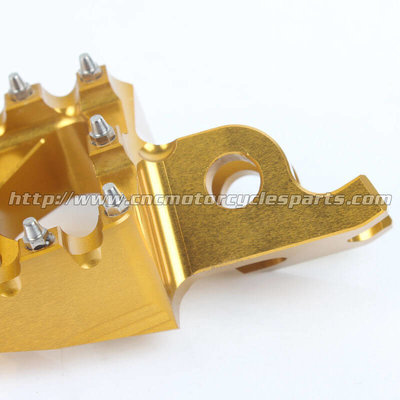 57mm Dirt Bike Passenger Foot Pegs Sharp Teeth Hardened Steel For Honda