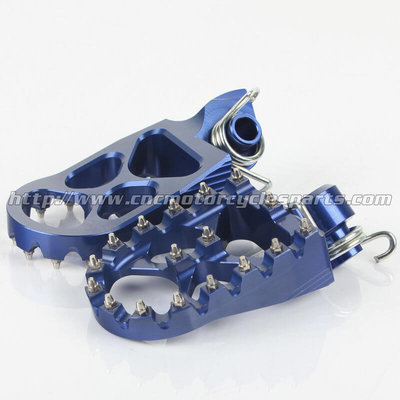 Customized Dirt Bike Foot Pegs With Super Aggressive High Tempered Steel Teeth