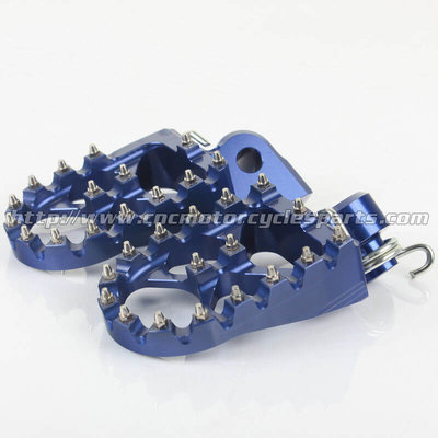 CNC Billet Aluminum Dirt Bike Foot Pegs For SX 125 250 300 EXC 200 250 300